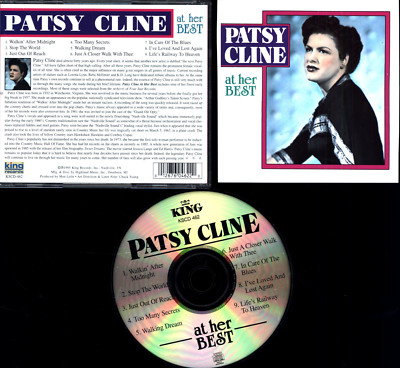 PATSY CLINE AT HER BEST CD | eBay