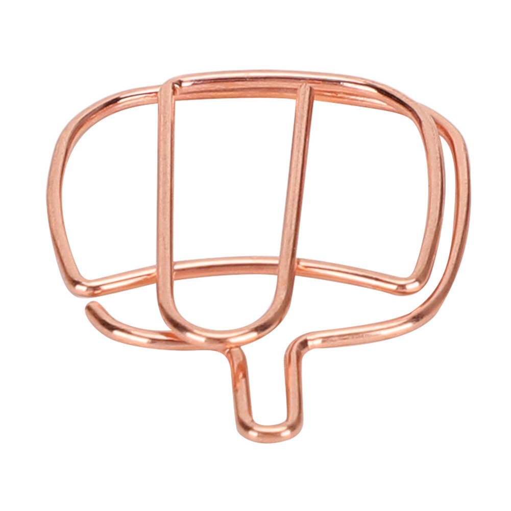 12Pcs Suitcase-Shaped Metal Paper Clip Bookmark Clamp School Office ...