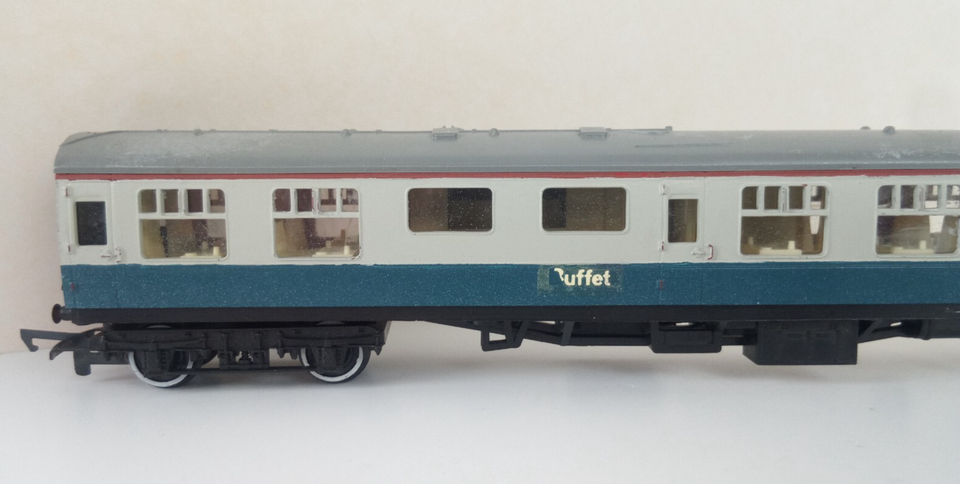Hornby OO Gauge BR MK1 RMB Restaurant Buffet Car Coach BR Blue & Grey ...