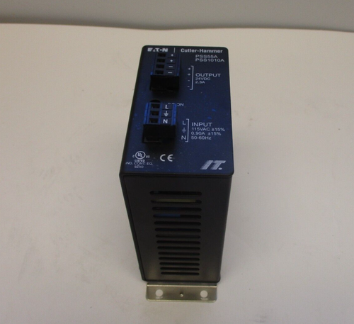 EATON CUTLER HAMMER POWER SUPPLY PSS55A PSS1010A 115VAC INPUT 24VDC ...