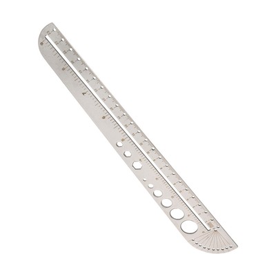 Stainless Steel Straight Ruler Multipurpose Rulers Bulk Standard Office ...