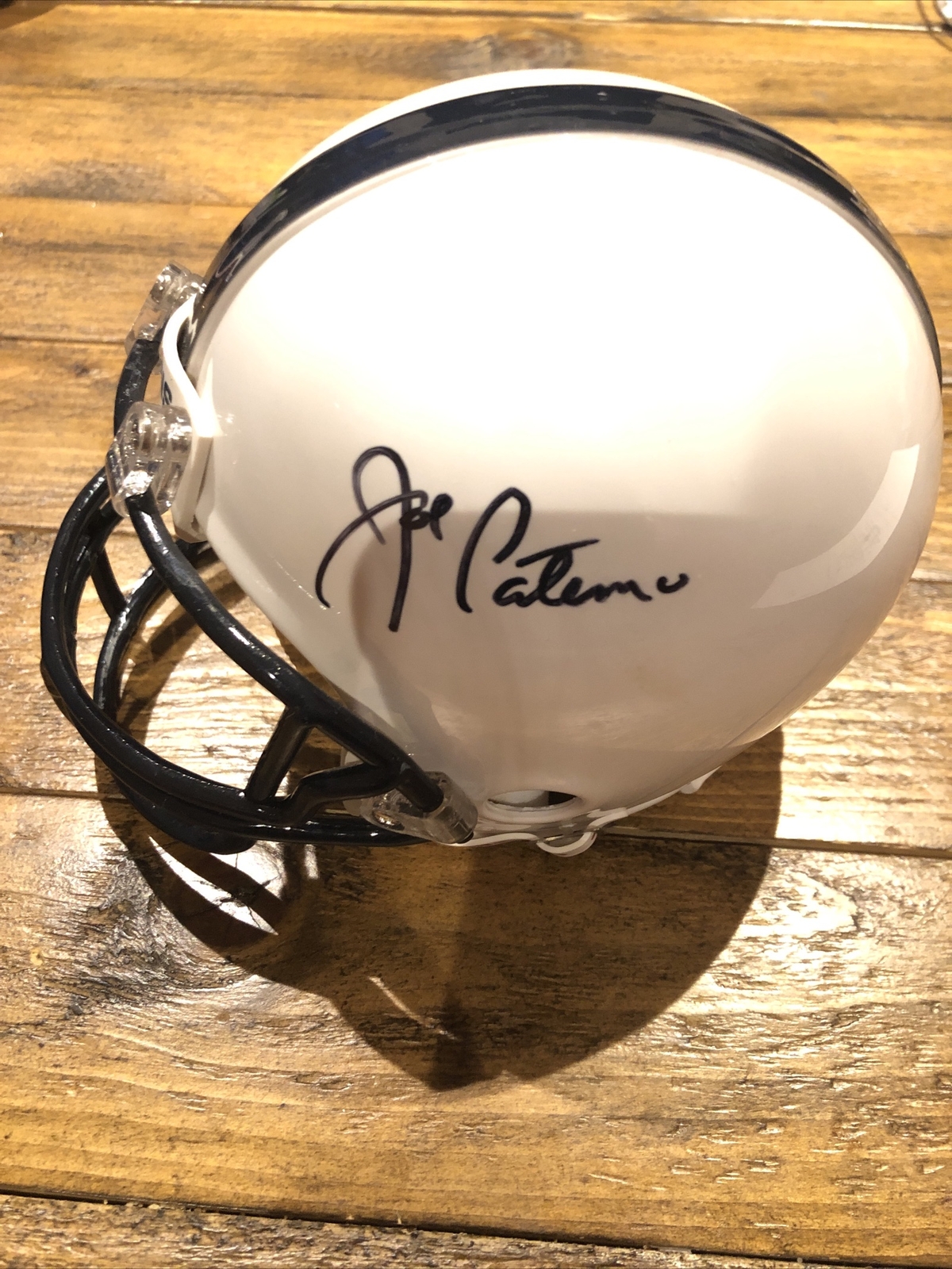 JOE PATERNO signed RIDDELL MINI FOOTBALL HELMET PENN STATE | eBay