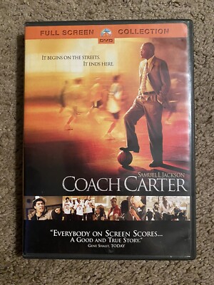 Coach Carter (DVD, 2005, Full Screen Collection) Samuel L. Jackson ...