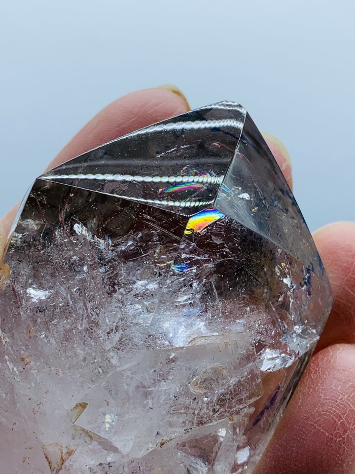Natural Herkimer Diamond Enhydro Crystal Gem&extra large moving water ...