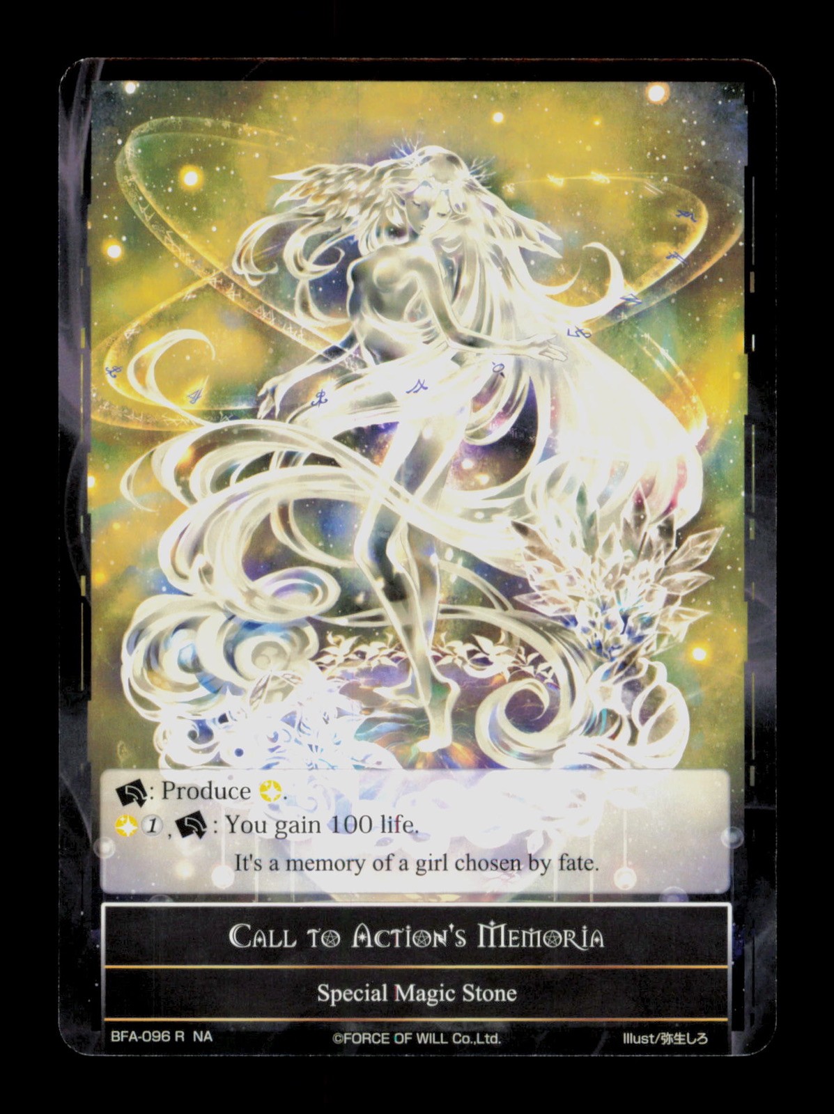 Call To Action Memoria BFA-096 Force Of Will FOW Rare Trading Card TCG ...