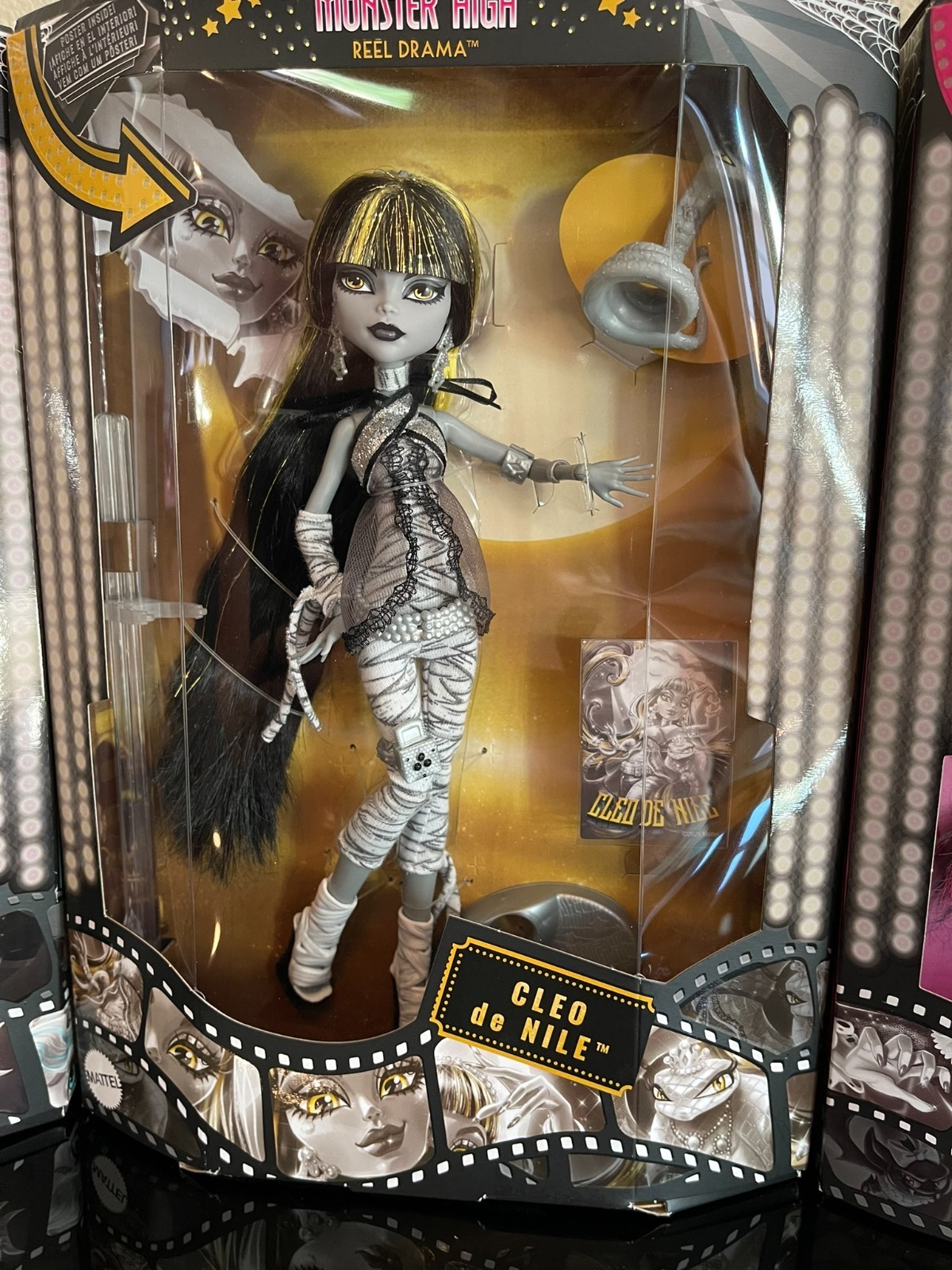 Monster High Reel Drama Cleo De Nile Doll - NIB | eBay