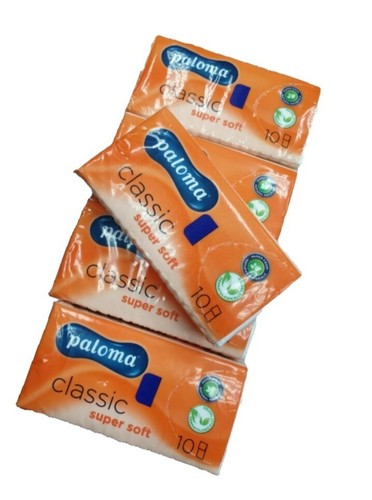PALOMA TISSUES EMBOSSED 3 PLY SOFT STRONG WHITE TRAVEL PARTY PICNIC 5 ...