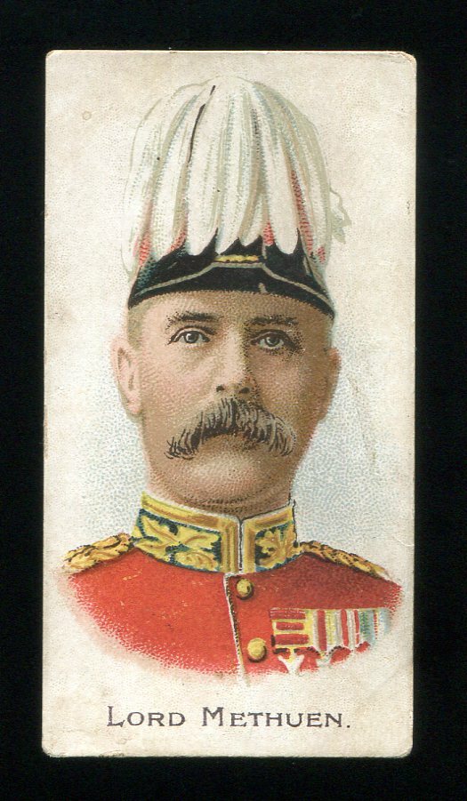 1901 Cohen Weenen Boer War Celebrities Col 100 Back Lord Methuen ...