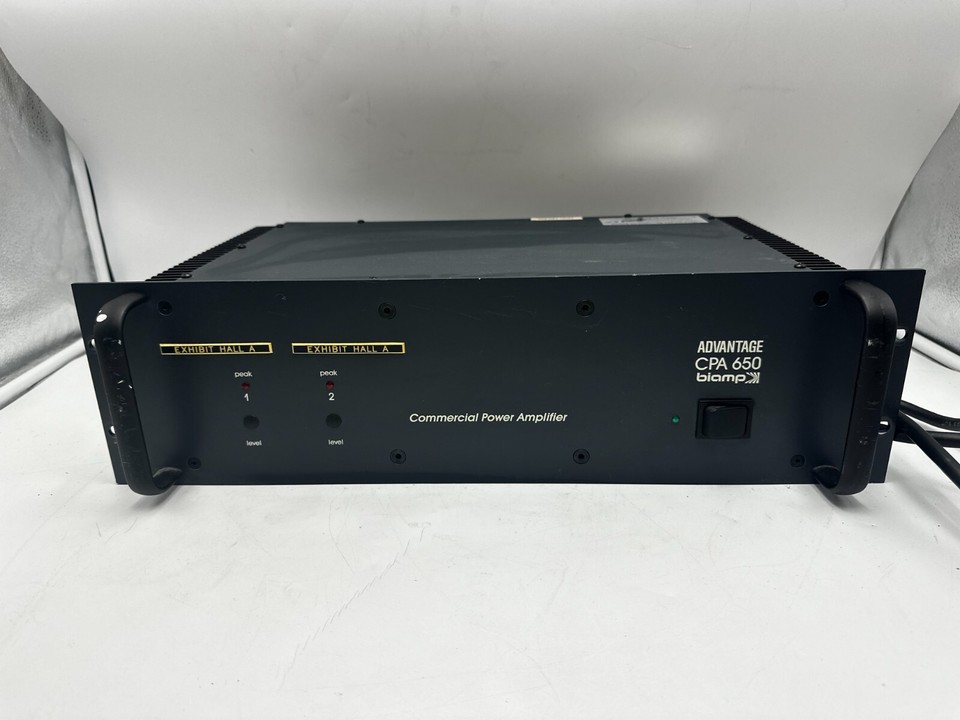 BIAMP CPA 650 Commercial Professional Power Amplifier 650 WATT-Preowned ...