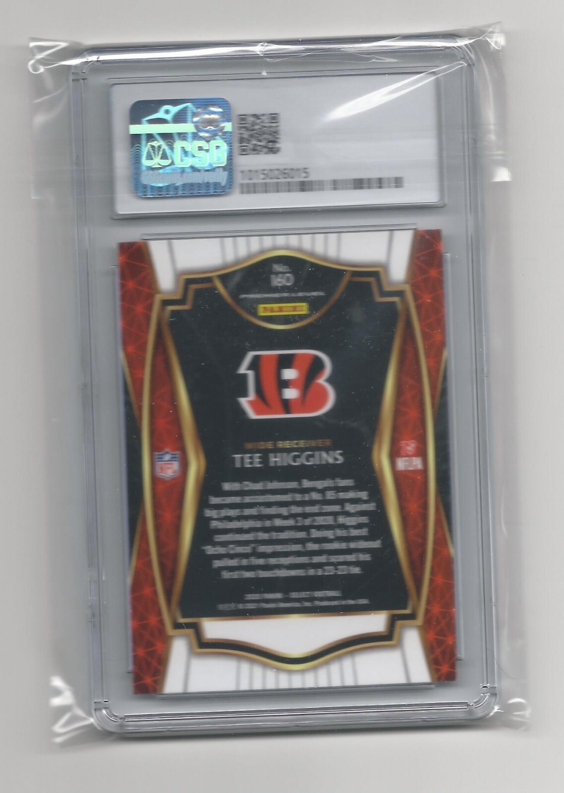 2020 Panini Select Tee Higgins RC Card # 160 Graded 9 | eBay