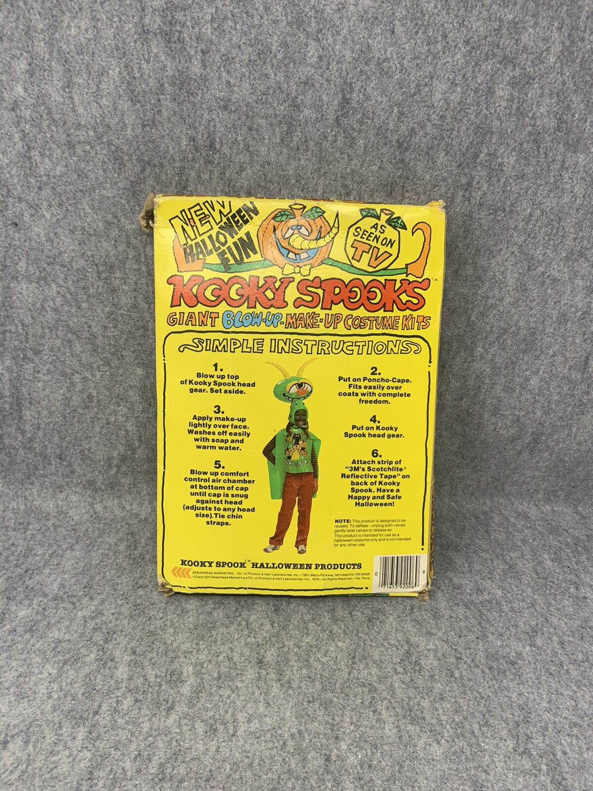 Vintage Halloween girls costume Kooky Spooks giant blow up Woblin ...