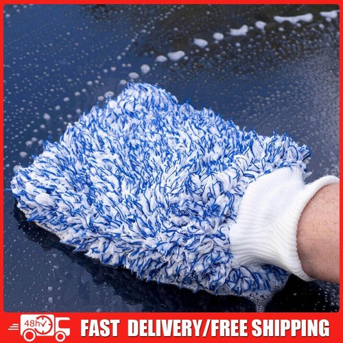 Car Cleaning Gloves Coral Fleece Auto Cleaner Gloves Microfiber for ...