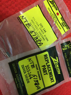 103-144 ZENITH SAME AS NTE5138A DIODE ZENER 25V 5W DO35 2 PCS--- | eBay