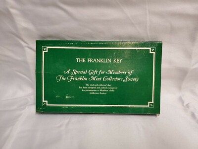 The Franklin Key Special Collector Pewter Key For Franklin Mint Members ...