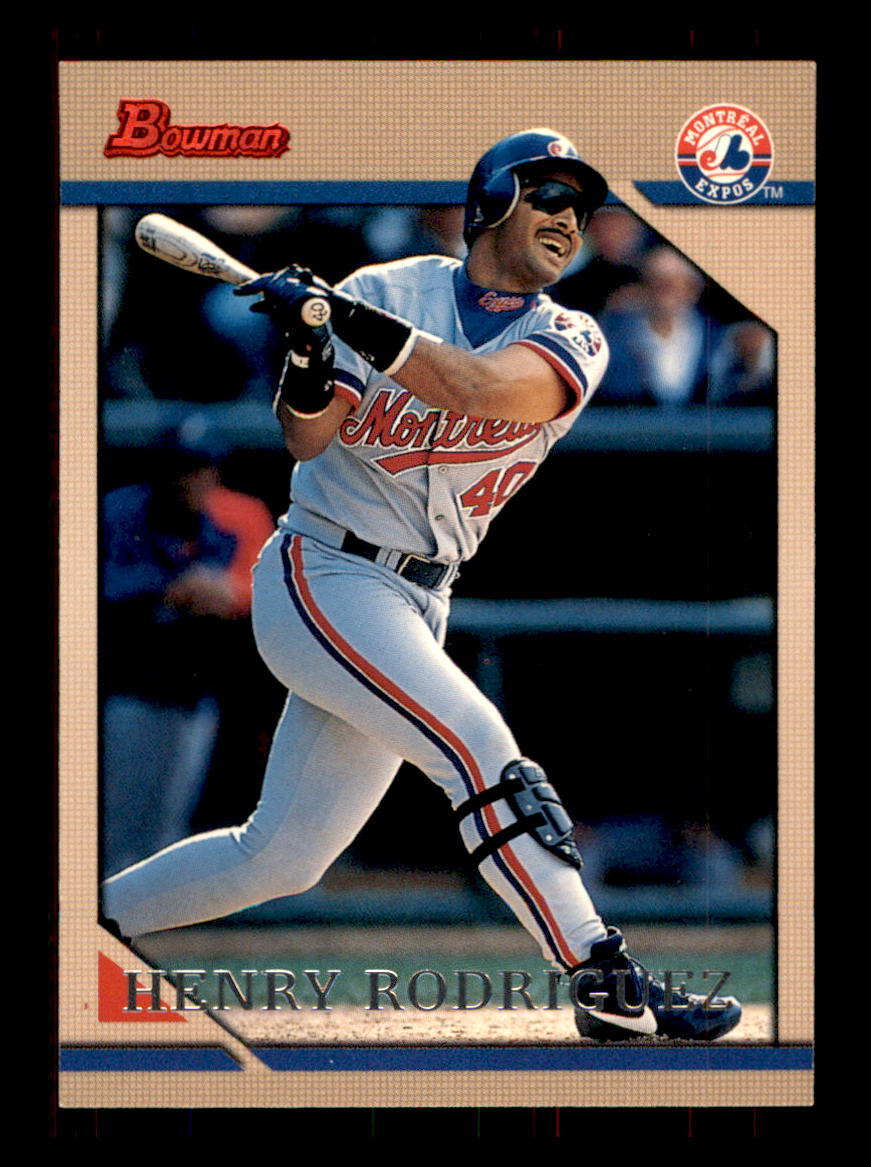 1996 Baseball Bowman Henry Rodriguez Montreal Expos #82 3 | eBay