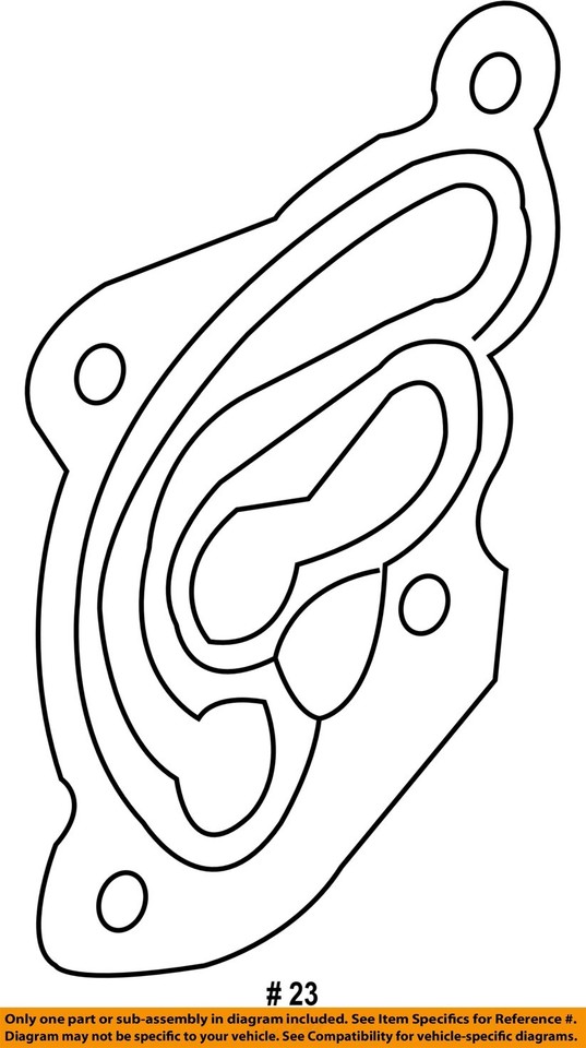 GM OEM 04-24 ATS EngineTransaxle Engine Parts-Adapter Gasket 12687466 ...