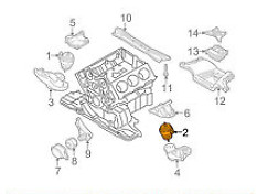 NEW AUDI A6 C6 LEFT ENGINE MOUNT 4F0199379BF 3.2 PETROL 195KW OEM | eBay