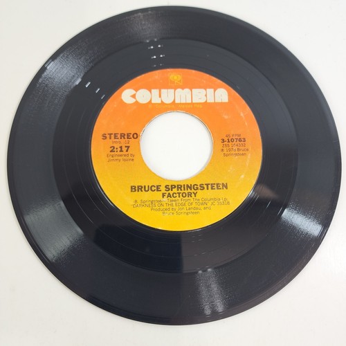 BRUCE SPRINGSTEEN - Prove It All Night / Factory 45rpm 7" VINYL RECORD ...