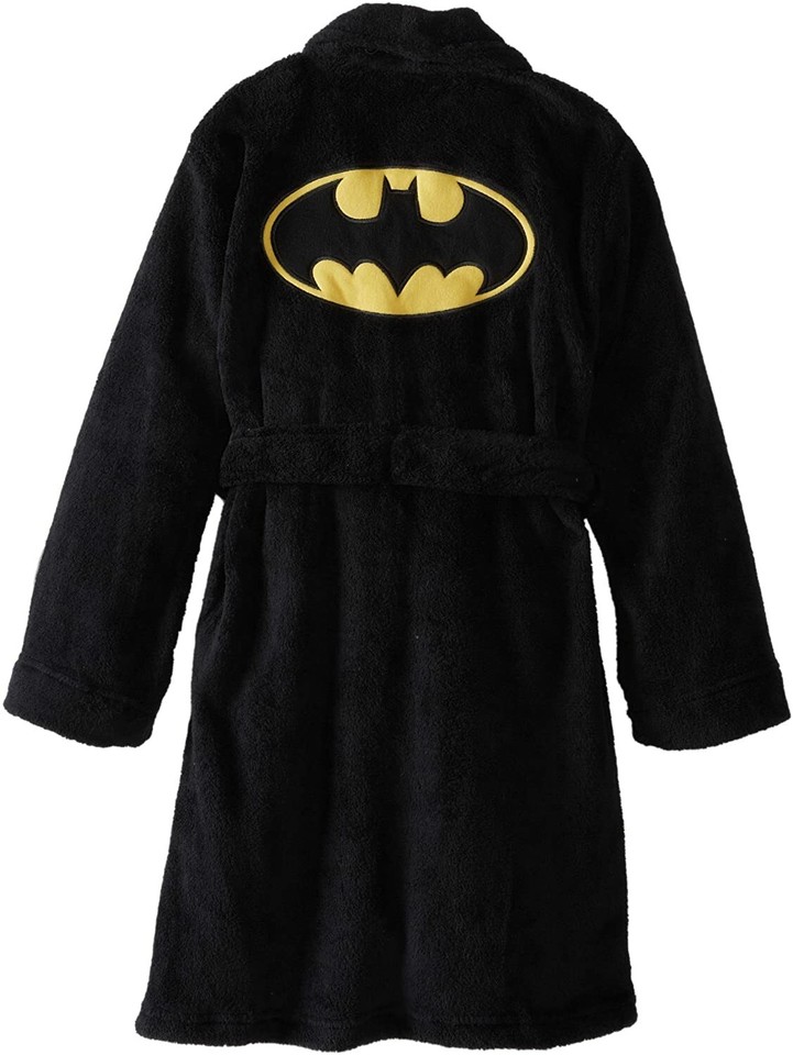 Batman Bathrobe Bath Robe Pajama Boy Size XS 4/5 | eBay