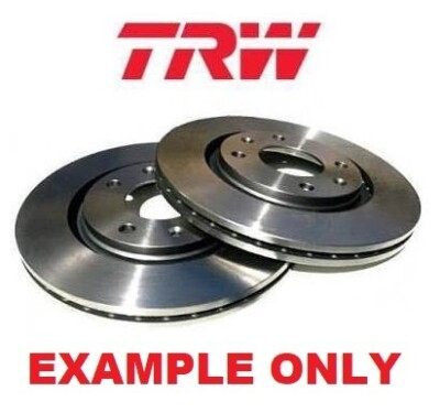 TRW Front Brake Disc Rotor Pair DF4464S | eBay