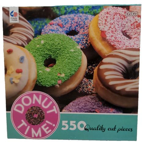 Donut Time 550 Piece Puzzle Ceaco 2016 24" x 18" No. 2332-1 PS2 | eBay