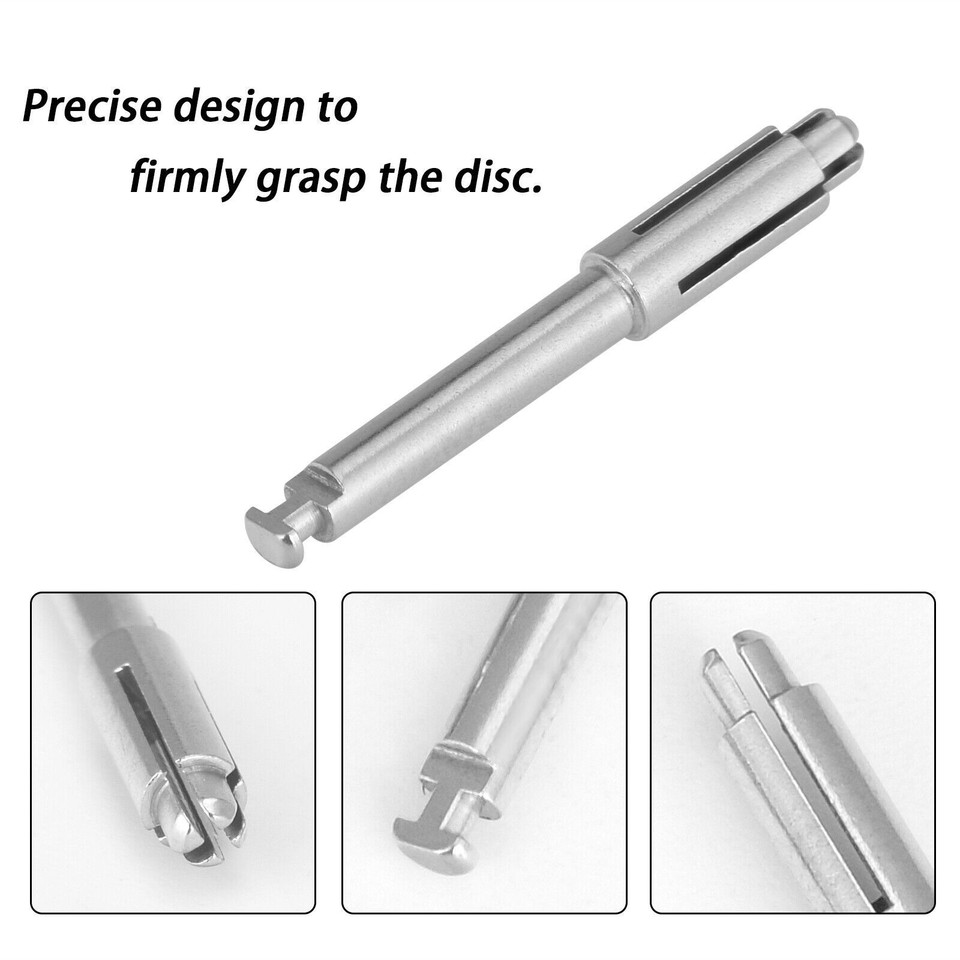 10pcs Dental Disc Mandrel fit Soflex For Sof-Lex Pop-On Polishing Discs ...
