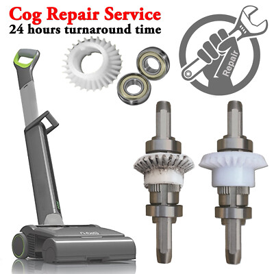GTECH AirRam Vacuum Cleaner Drive Cog Shaft Spindle bearing Repair ...