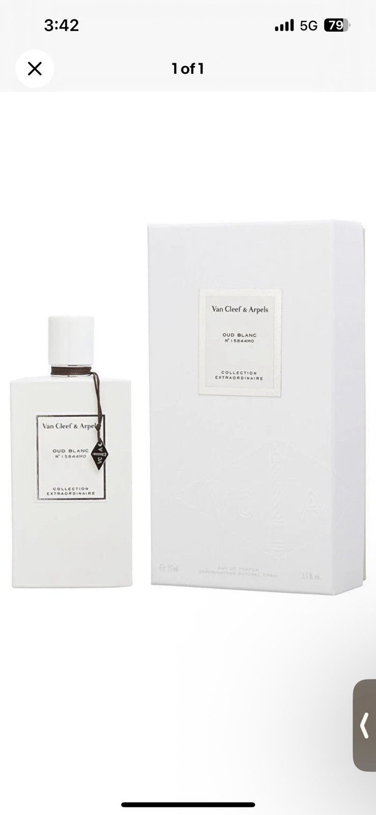 Van Cleef & Arpels Oud Blanc Van Cleef & Arpels Eau De Parfum Spray ...