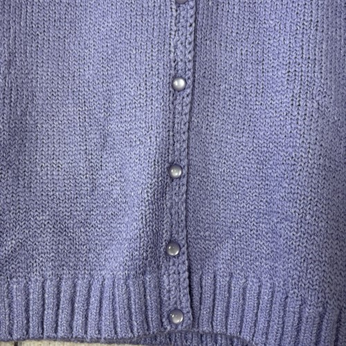 Vintage Leon Levin Hand Loomed Button up Cardigan sweaters size Medium ...
