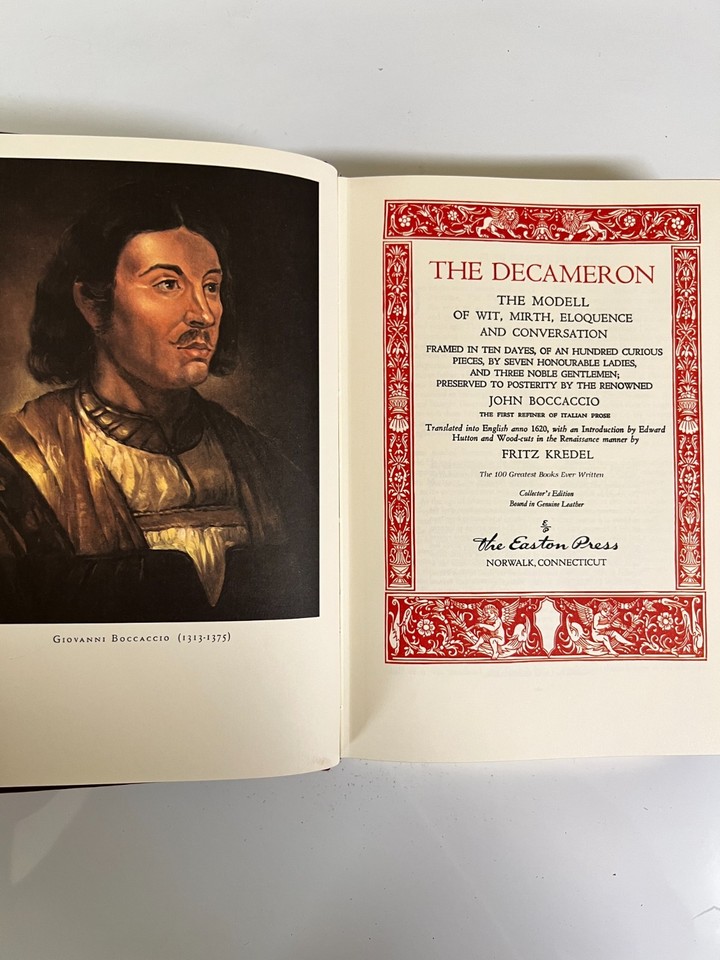 The Decameron Boccaccio - Easton Press 1980 Collector's Edition | eBay