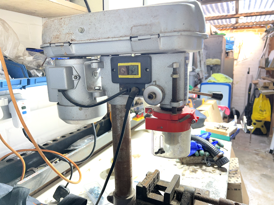 Homebase 5-Speed Hobby Bench Drill 230V 350W 5 Speed 13mm Chuck Depth ...