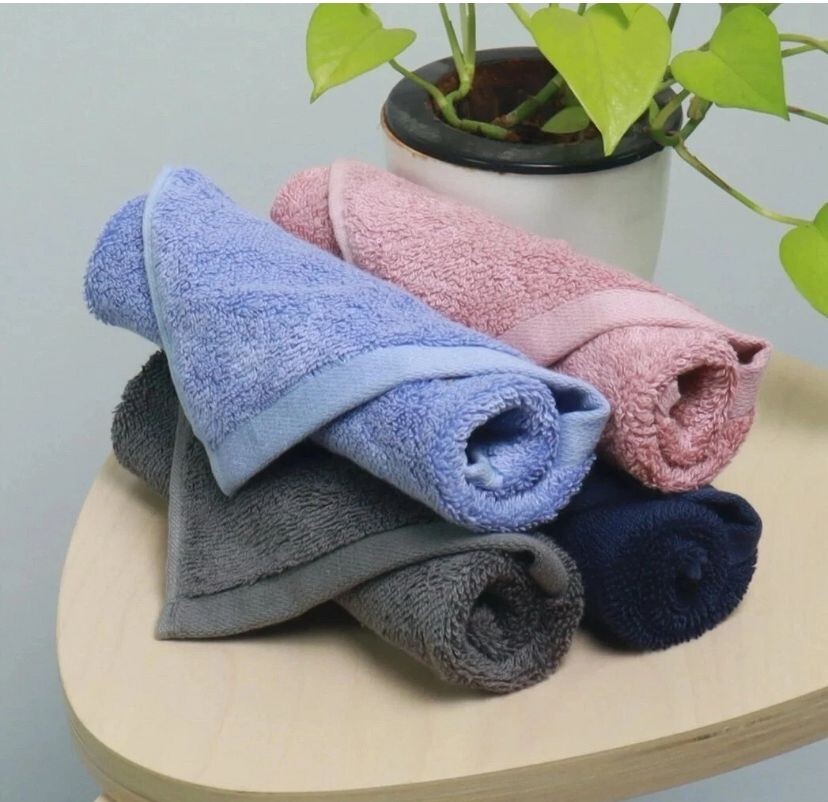 1-24 Premium 100% Egyptian Cotton Face Towels Flannels Wash Cloth | eBay UK