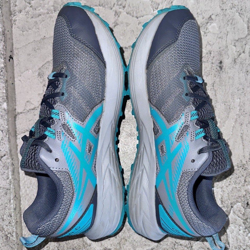 Mint Asics Gel-Sonoma 6 Trail Blue Gray Running Sneaker Shoes 7.5 Women ...