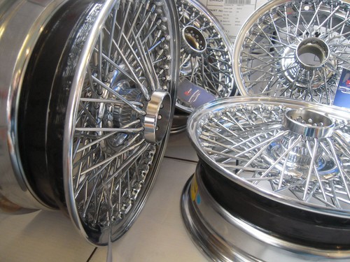 TRIUMPH STAG CHROME WIRE WHEELS TUBELESS | eBay UK