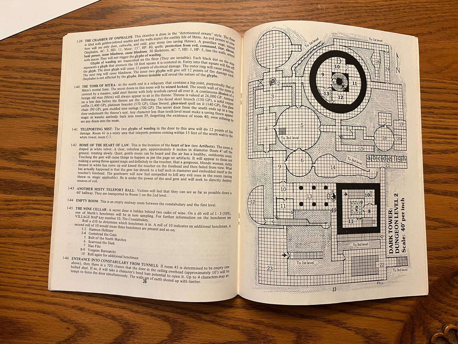 DARK TOWER 1980 Judges Guild #88 Fantasy Game Aid RARE 1st print and ...