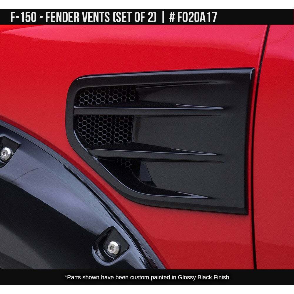 Fits 15-20 Ford F150 Air Design Cut in Functional Front Fender Vents PR ...