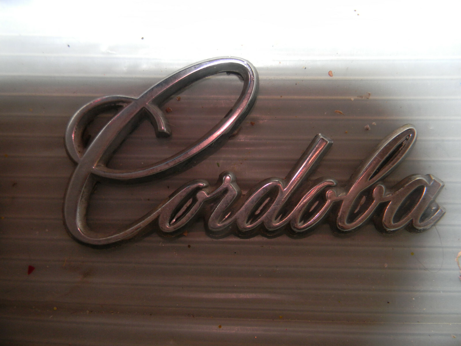 Chrysler Cordoba Nameplate Emblem | eBay