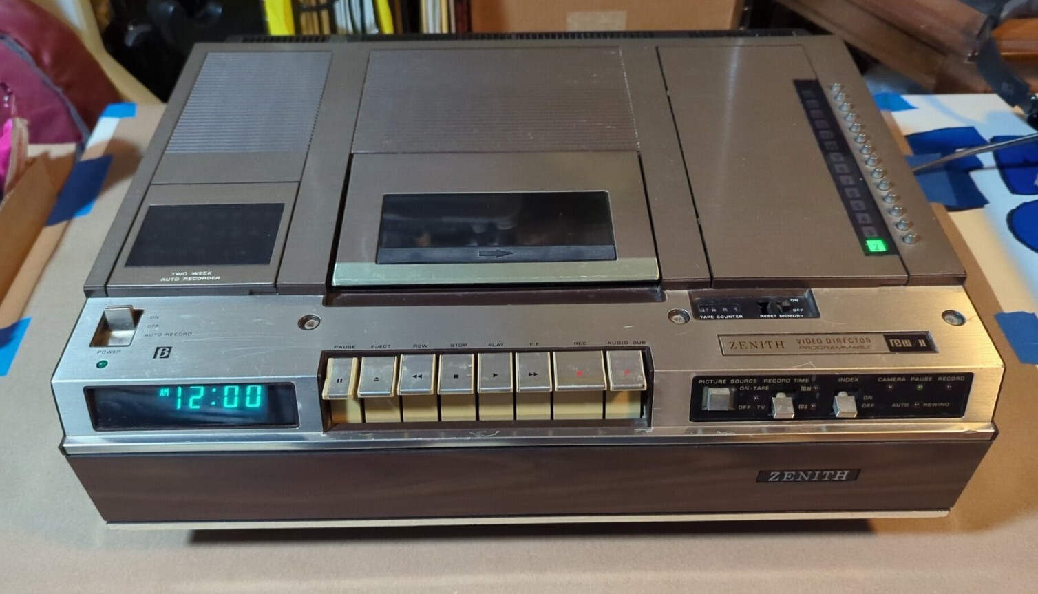 Vintage Zenith Betamax Beta Programmable Video Director III/II VR9760W ...