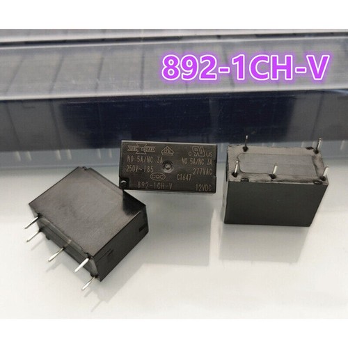2Pcs SONG CHUAN 892-1CH-V-12VDC Power Relay 5Pins 3A 277VAC #W7* | eBay