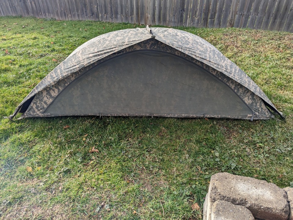 IMPROVED COMBAT SHELTER USGI US MILITARY SURPLUS ORC ACU ICS ONE MAN ...