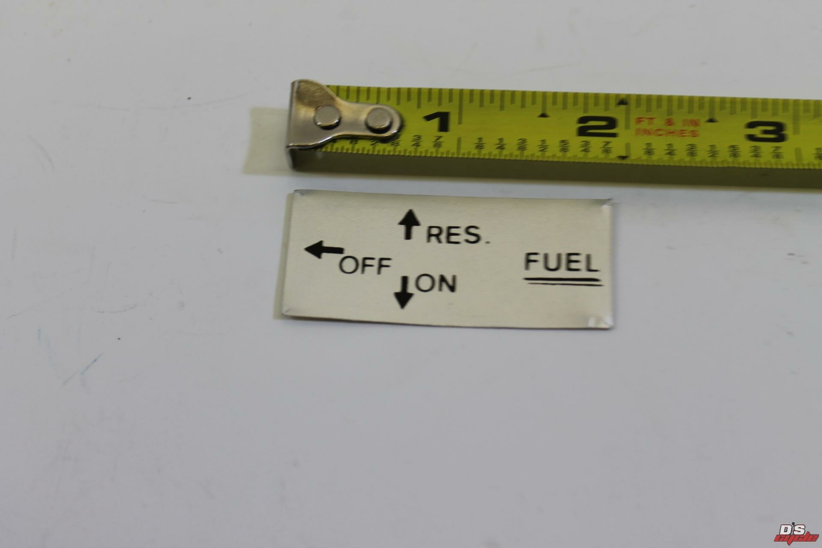 NOS OEM ITALJET FUEL PETCOCK DECAL STICKER | eBay