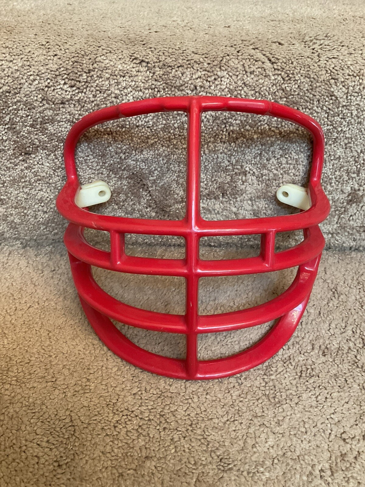Vintage Red Riddell 1990s DoubleWire Kra-Lite NJOP Football Helmet ...