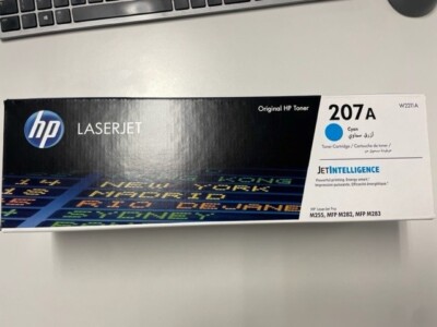 HP 207A (W2211A) LaserJet Toner Cartridge - Cyan - Brand new/sealed ...