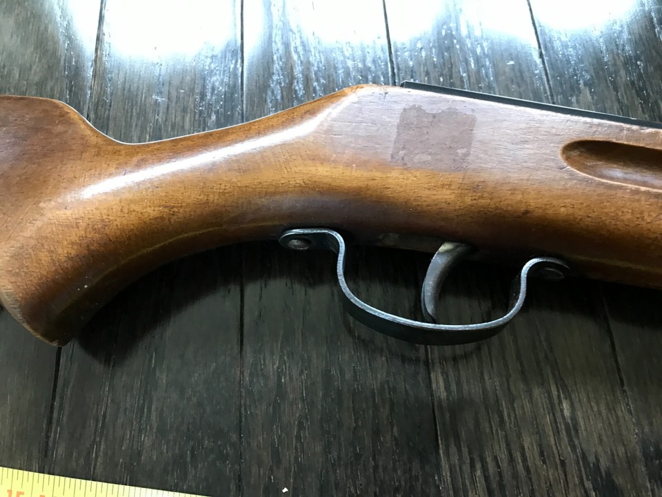 Slavia 618 Working 177 Cal Pellet Rifle Early Wooden Vintage Air Rifle ...