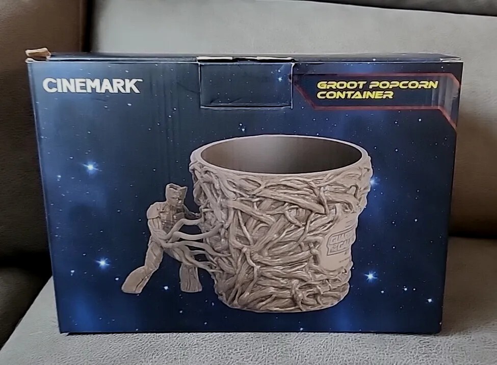 Cinemark Guardians Of The Galaxy Volume 3 GROOT Popcorn Container ...