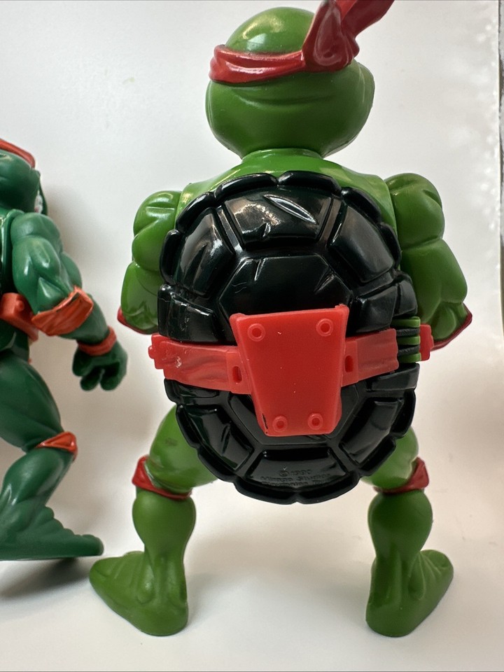 🔥TMNT Storage Shell Lot 4 Turtles Leo Mike Don Ralph 1990 Teenage ...