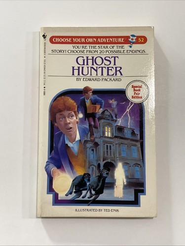Choose Your Own Adventure 52 Ghost Hunter Edward Packard 1986 Book Fair ...