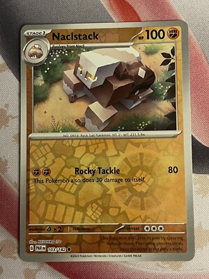 Pokémon TCG Naclstack Paradox Rift 103/182 Reverse Holo Common | eBay