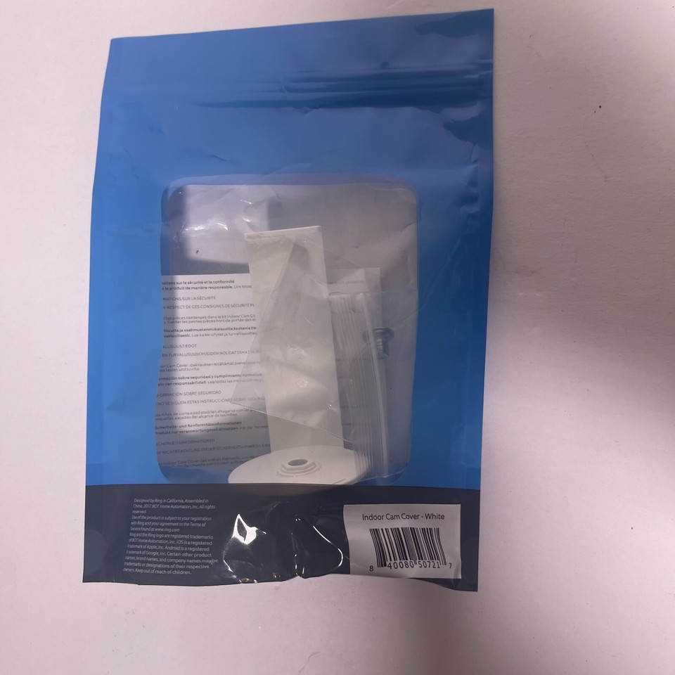 RING Indoor Cam Cover Security Camera Privacy Cover - White NEW | eBay