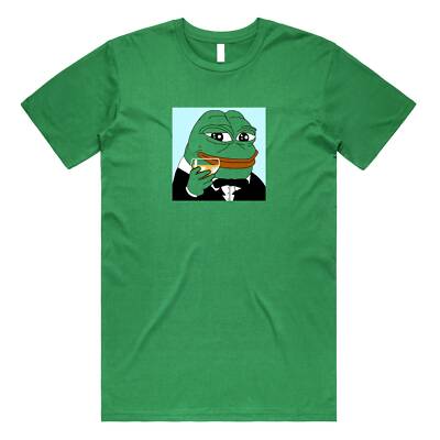 Posh Pepe The Frog Meme T-shirt Tee Top Funny Leo Internet Memes Crypto ...